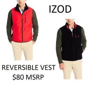 Izod | Jackets & Coats | Mens Izod Reversible Fleece Vest Small | Poshmark